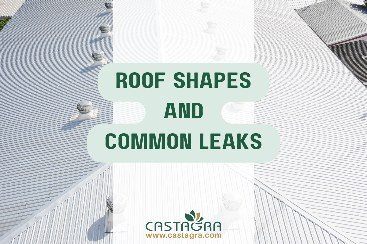 Roof Shapes and Common Leaks - Castagra
